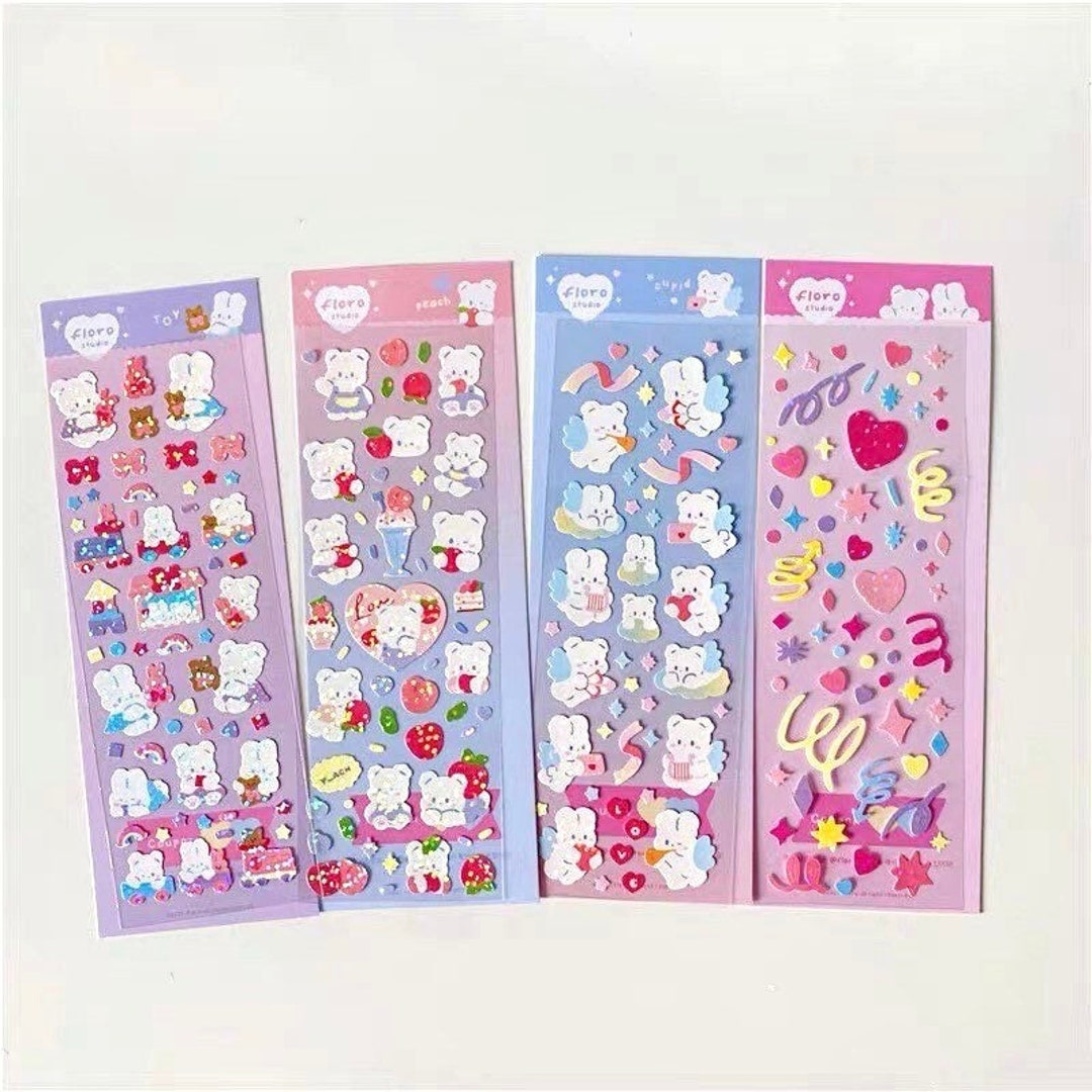 Sticker Sheet Pack, Journal Sticker, Polco Sticker, Korea Deco Sticker ...