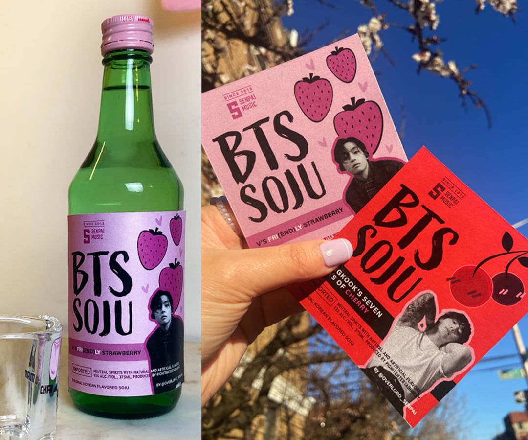 BTS SOJU Bottle Sticker Label/ Soju Label for Bts Fan /soju Sticker ...