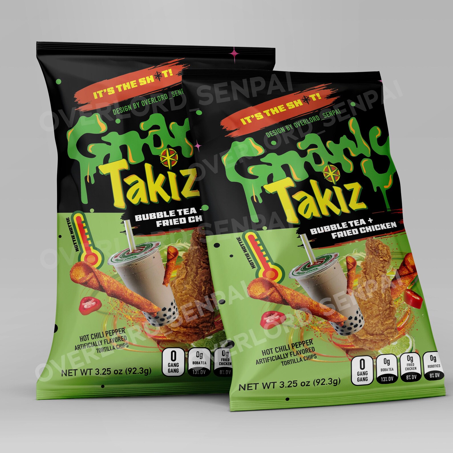 GNARLY TAKIS Chip Bag Digital Download Print | Custom Kpop Taki Chip ...