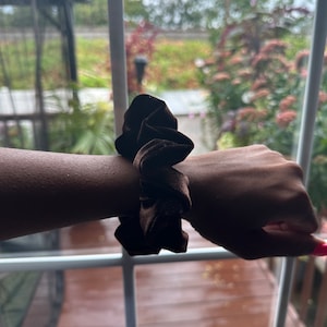 Velvet Scrunchies/fall Colors/vsco/thick Hair Ties/soft Hair ...