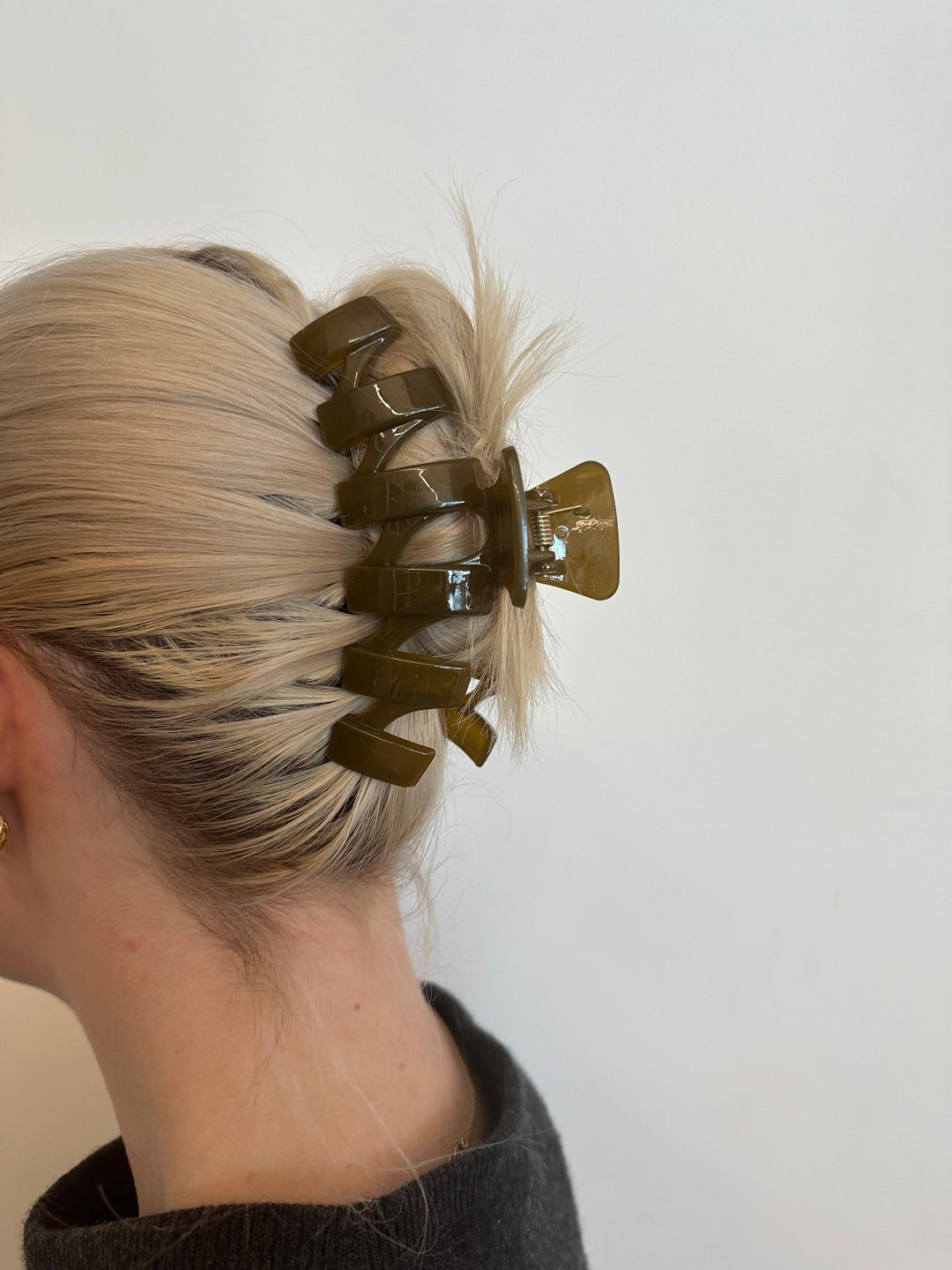 Discounted Jumbo Hair Claw/xl Glossy Hair Claw /large Claw Clip/big ...