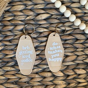 Retro Motel Key Chain,free Gift,pink Glitter,mothers Day Keychain,cute ...