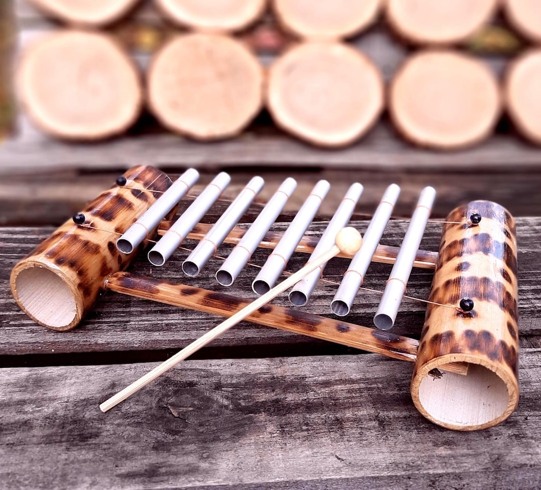 Handmade Bamboo Xylophone - Etsy