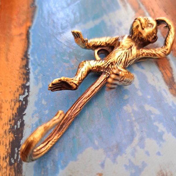 Monkey Wall Hook - Etsy