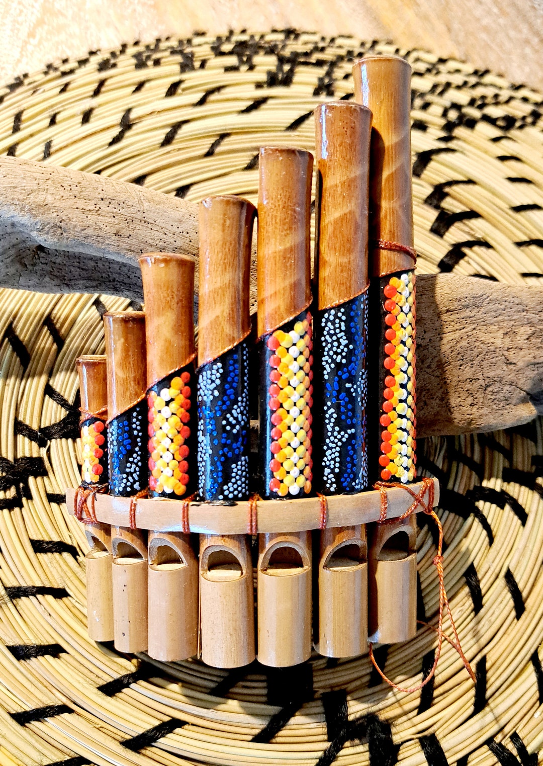 Handmade Bamboo Pan Flute - Etsy