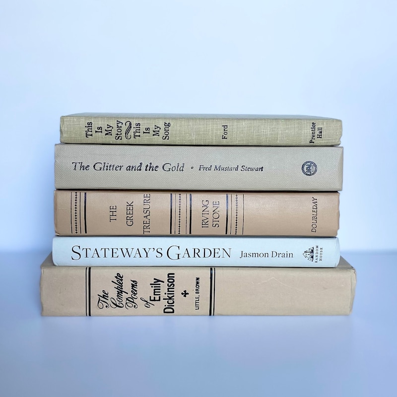 Decorative Book Stack - Etsy