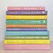 Pastel Decorative Book Bundle Living Room Coffee Table Book Stack ...