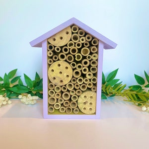 Pollinator Bee House for Garden Bee Insect Hotel Organic Garden Custom ...