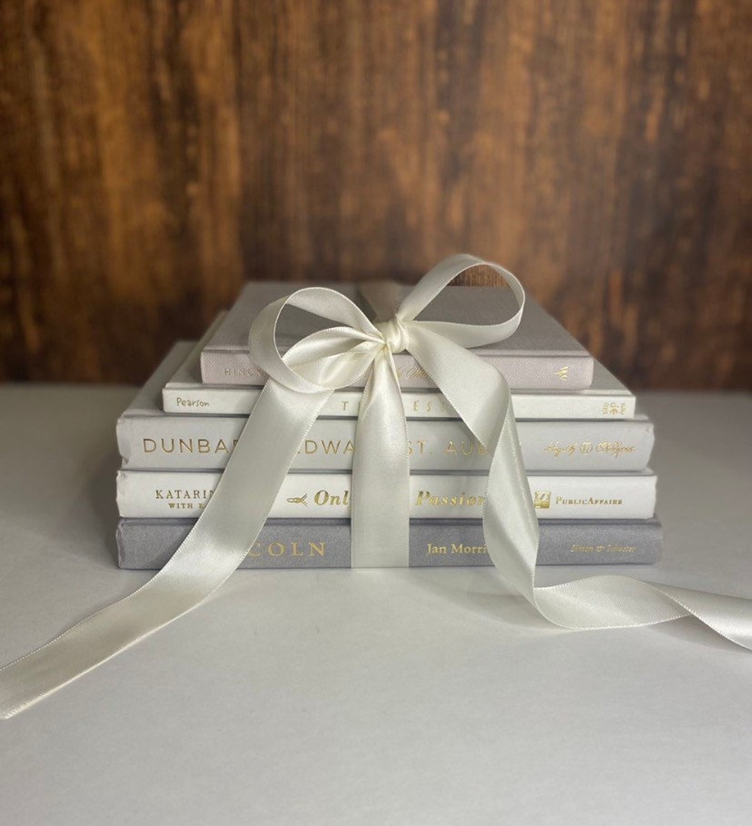 Cottagestyle Decorative Book Bookshelf Styling Aesthetic Book Bundle ...