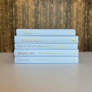White Decorative Book Styling Unique Vintage Inspired Chic Stylish ...