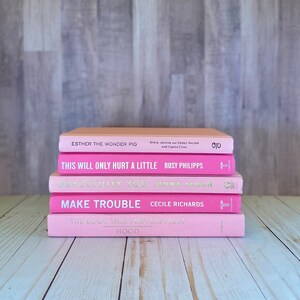 Pretty Pink Decor Barbie Pink Room Decor Pink Book Coffee Table ...