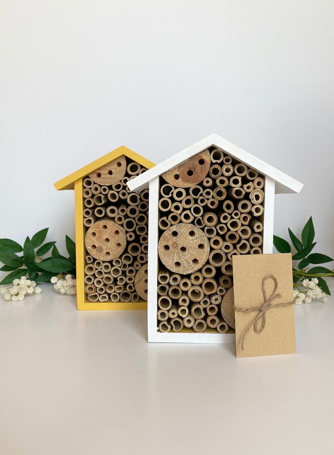 Pollinator Bee House for Garden Bee Insect Hotel Organic Garden Custom ...