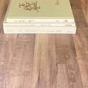 White Decorative Book Styling Unique Vintage Inspired Chic Stylish ...