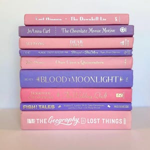 Pink Purple Preppy Room Aesthetic Girl Shelf Decor Nursery Pink ...