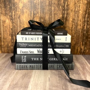 Classy Decorative Book Stack Home Styling Accents Theme Party ...