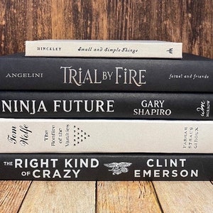 Classy Decorative Book Stack Home Styling Accents Theme Party ...