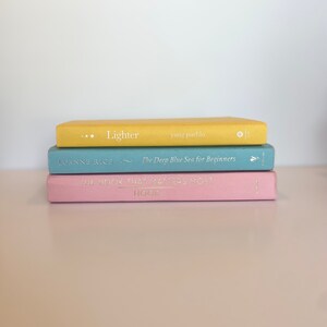 Pastel Decorative Book Bundle Living Room Coffee Table Book Stack ...