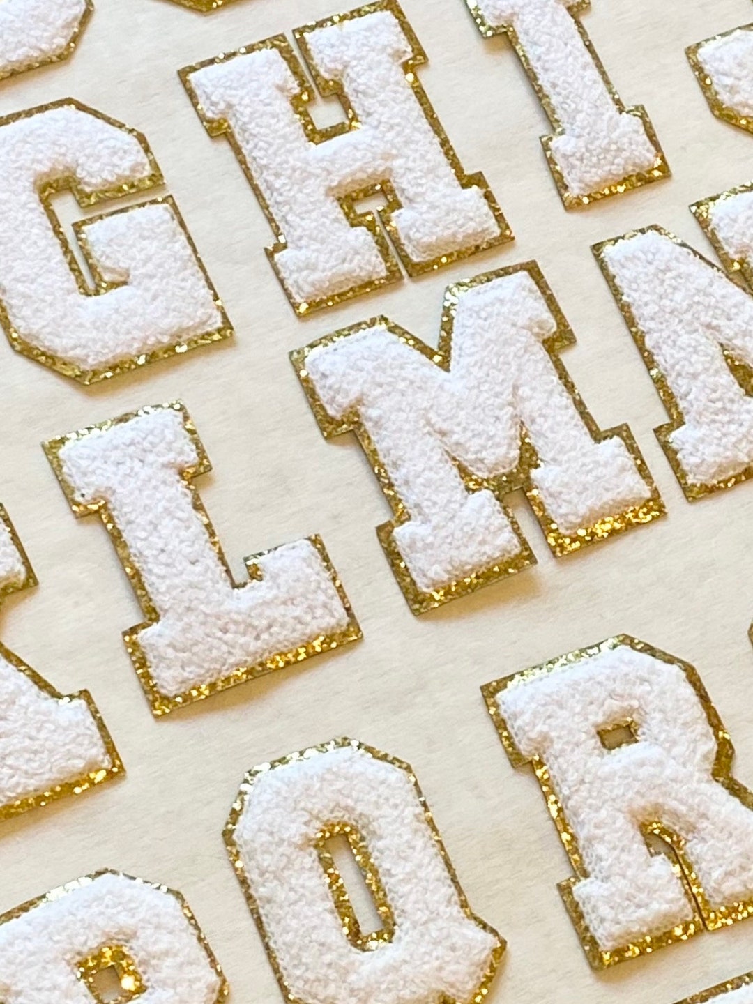 Chenille Letter Teach Glitter Letter DIY Craft Nurse Letter Chenille ...