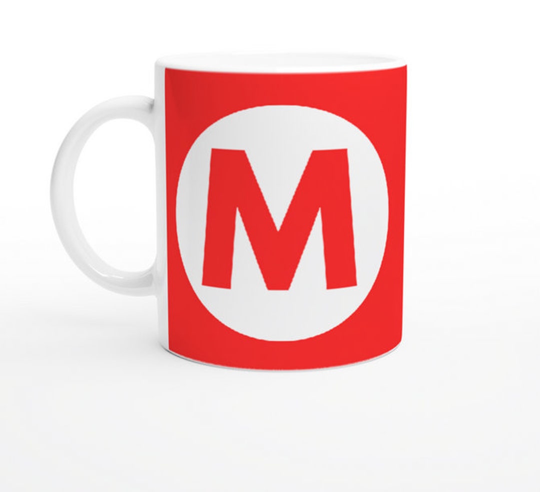 Personalised Initial Letter Mugs, Super Mario Mugs, Mario, Luigi ...