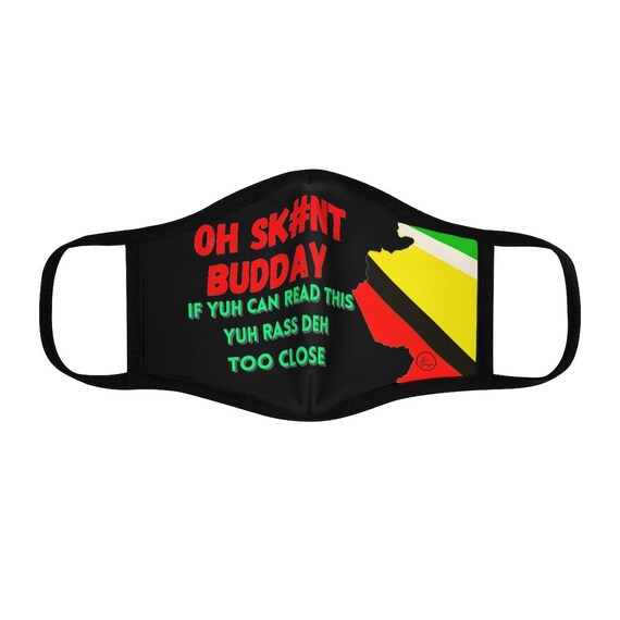 Oh SKUNT Budday Guyanese Face Mask - Etsy