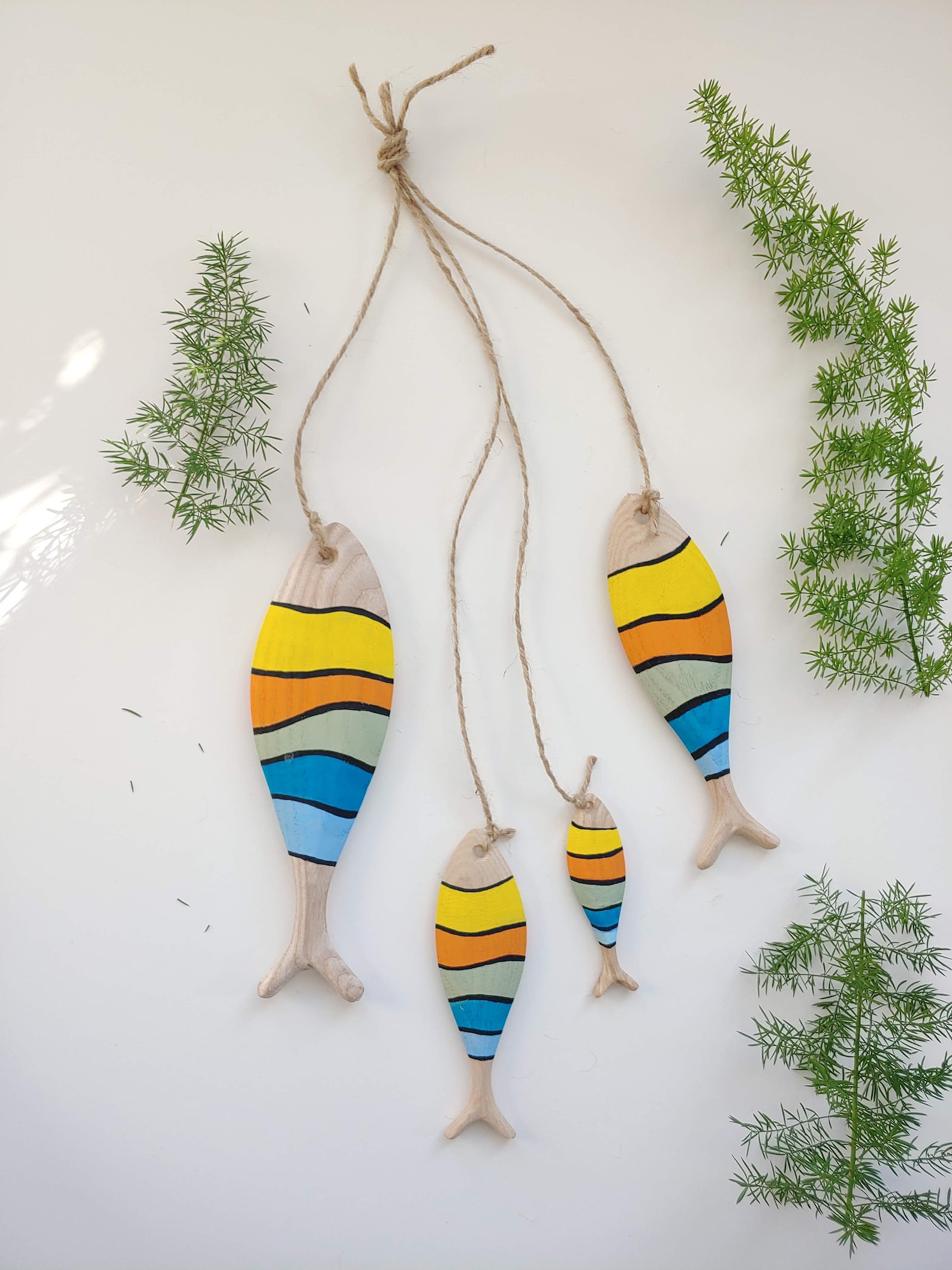 Wood Fish Decorationfish Art Wall Decor Wooden Fish Wall - Etsy