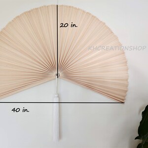Bamboo Giant Fan Wall Decor,boho Folding Fan Headboard Decor, Large ...