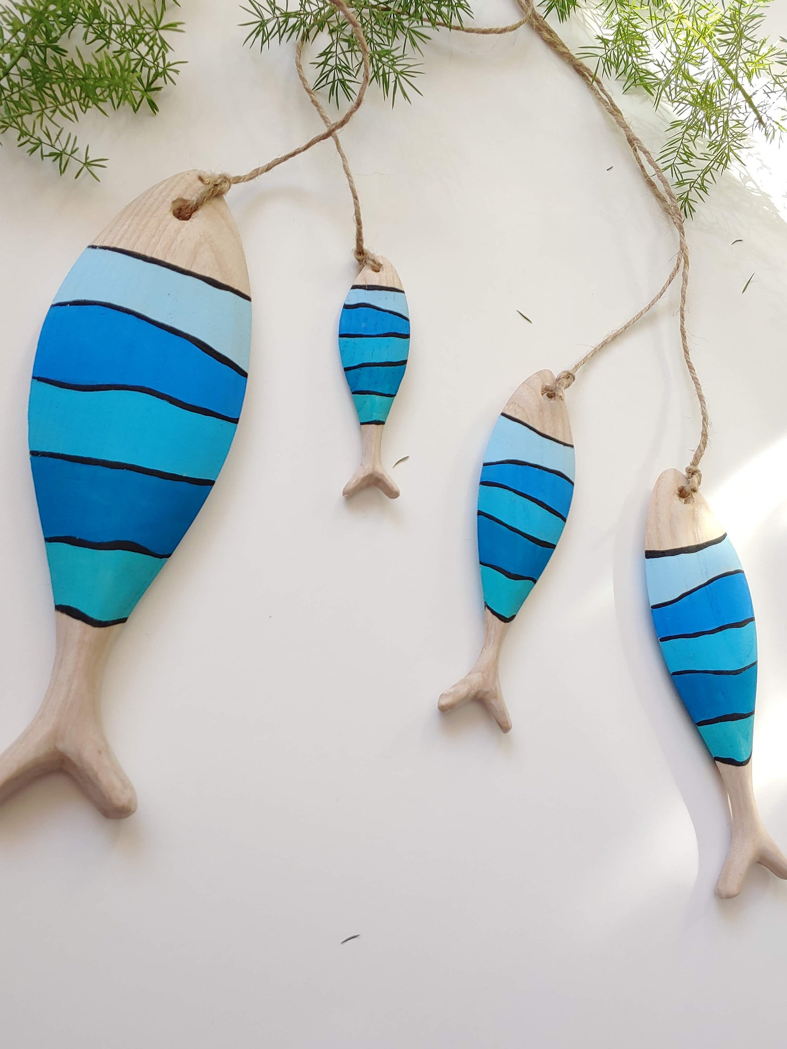 Wood Fish Decoration,fish Art Wall Decor, Wooden Fish Wall Decor ...