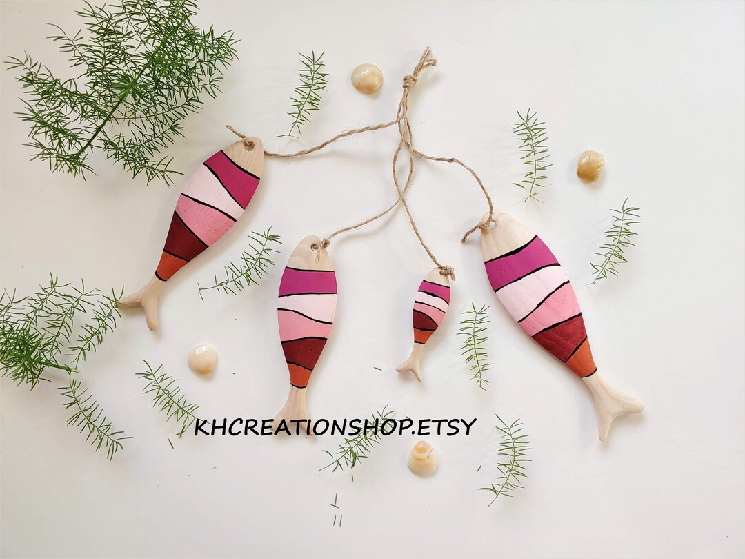 Wood Fish Decoration,fish Art Wall Decor, Wooden Fish Wall Decor ...