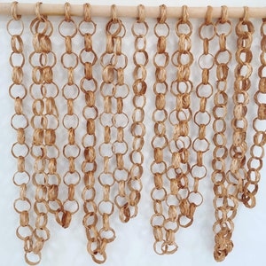 Handmade Natural Bamboo Curtain Wall Hanging, Personalized Minimalist ...