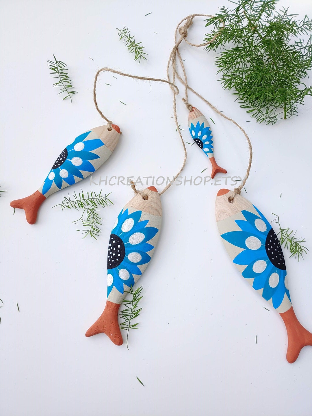 Wood Fish Decoration,fish Art Wall Decor, Wooden Fish Wall Decor ...