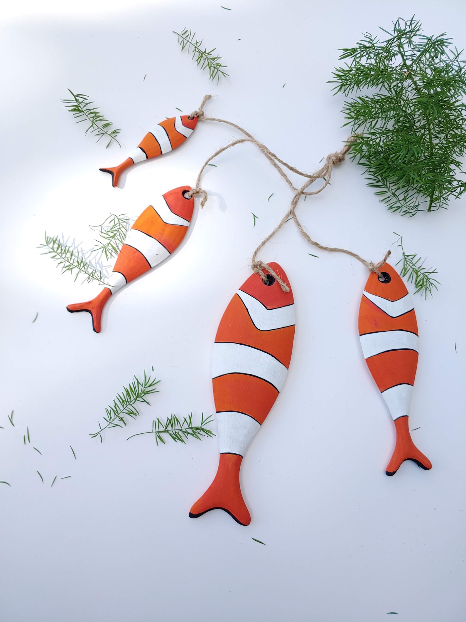 Wooden Fish DIY Craft, Unfinished Wooden Fish Painting Wall Decor,diy ...