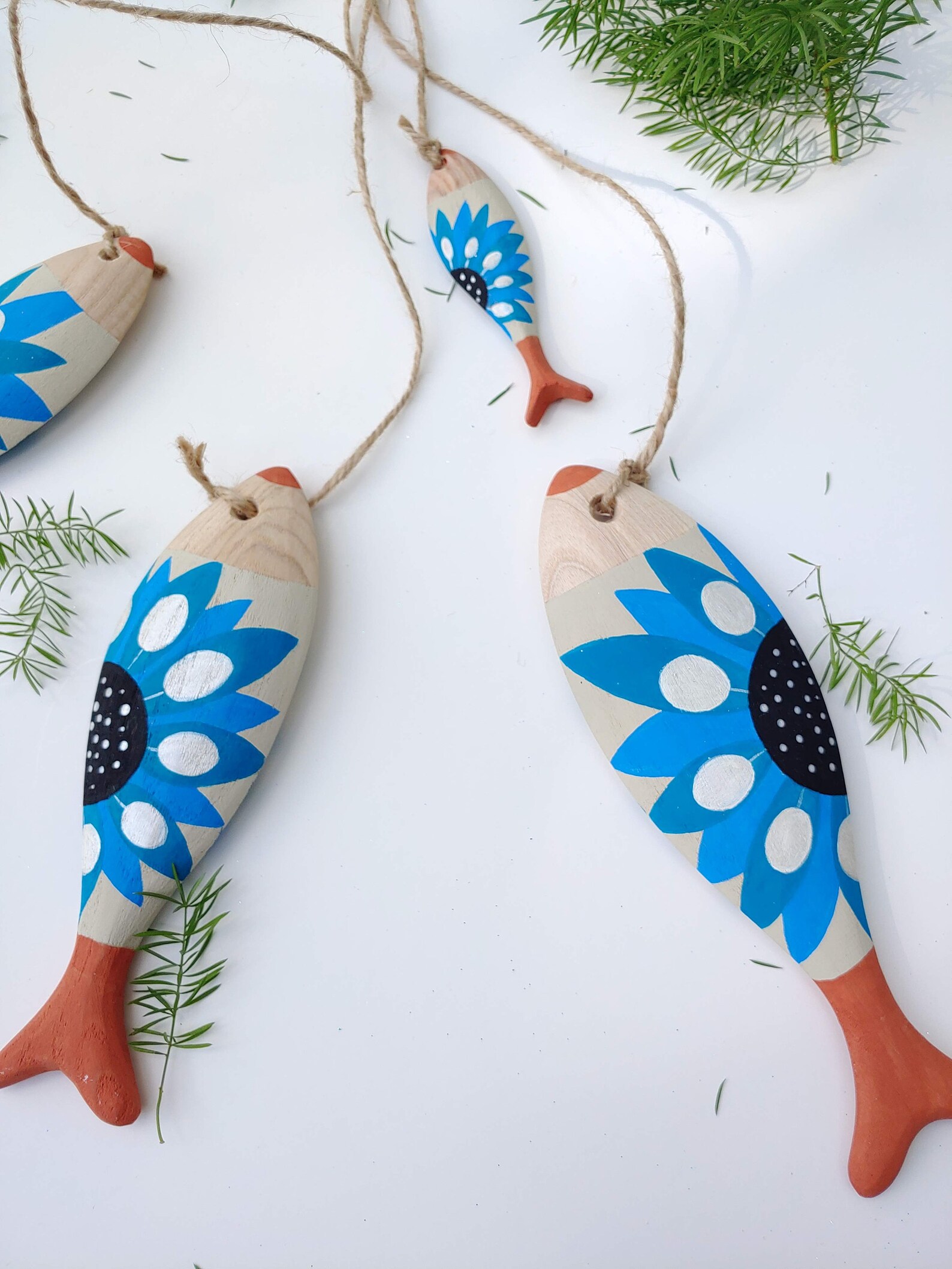 Wood Fish Decorationfish Art Wall Decor Wooden Fish Wall | Etsy