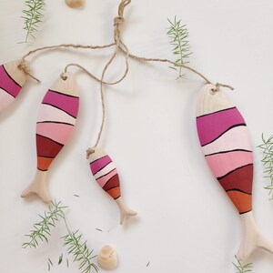 Wood Fish Decoration,fish Art Wall Decor, Wooden Fish Wall Decor ...