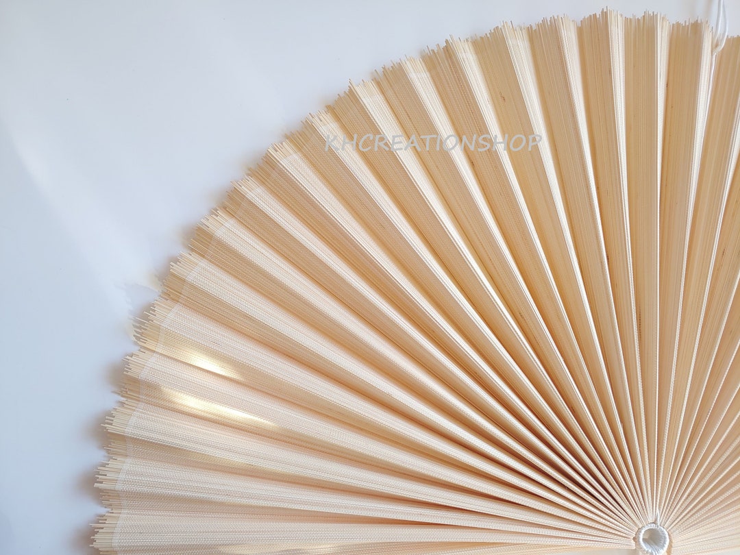 Bamboo Giant Fan Wall Decor,boho Folding Fan Headboard Decor, Large ...