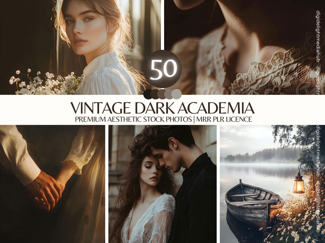 Moody Dark Academia Photography Stock Photos, Vintage Dark Academia ...
