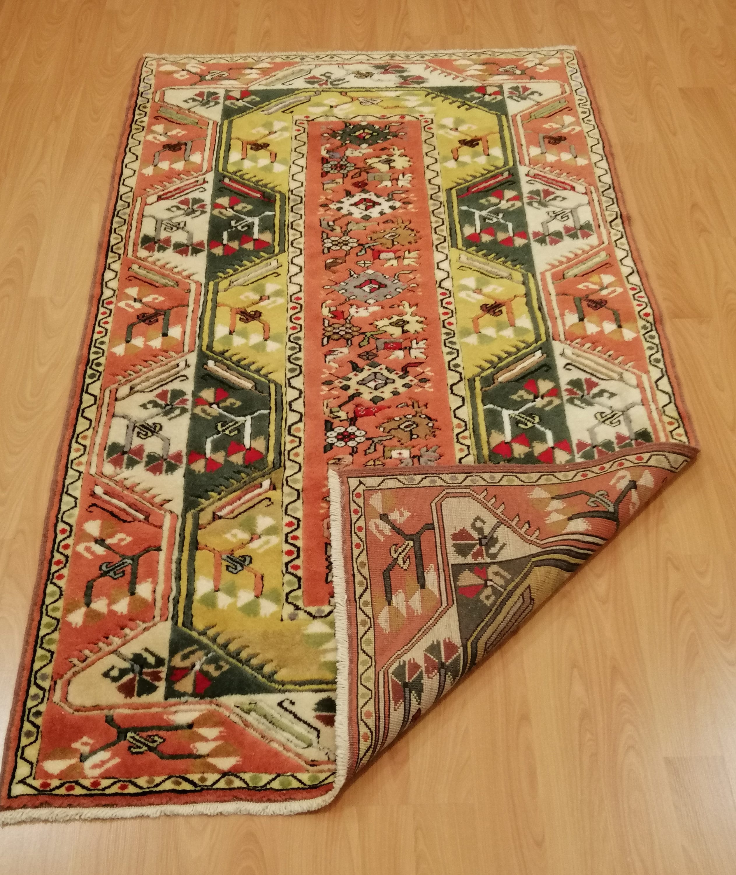 Eski Halı, /vintage MILAS Halı,/ Anadolu Halısı, /yörük Halı, /etnik ...