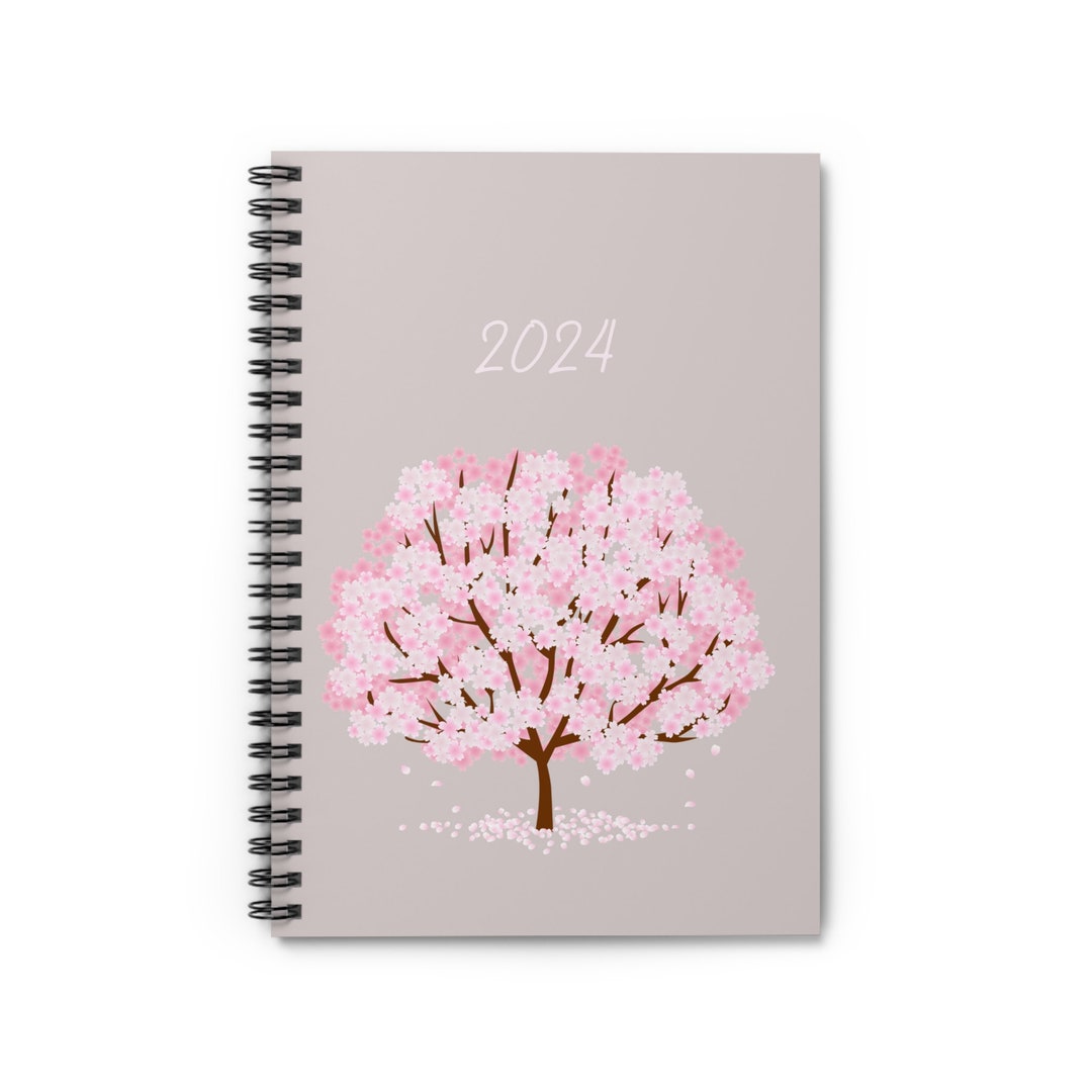 2024 Cherry Blossom Spiral Notebook - Etsy
