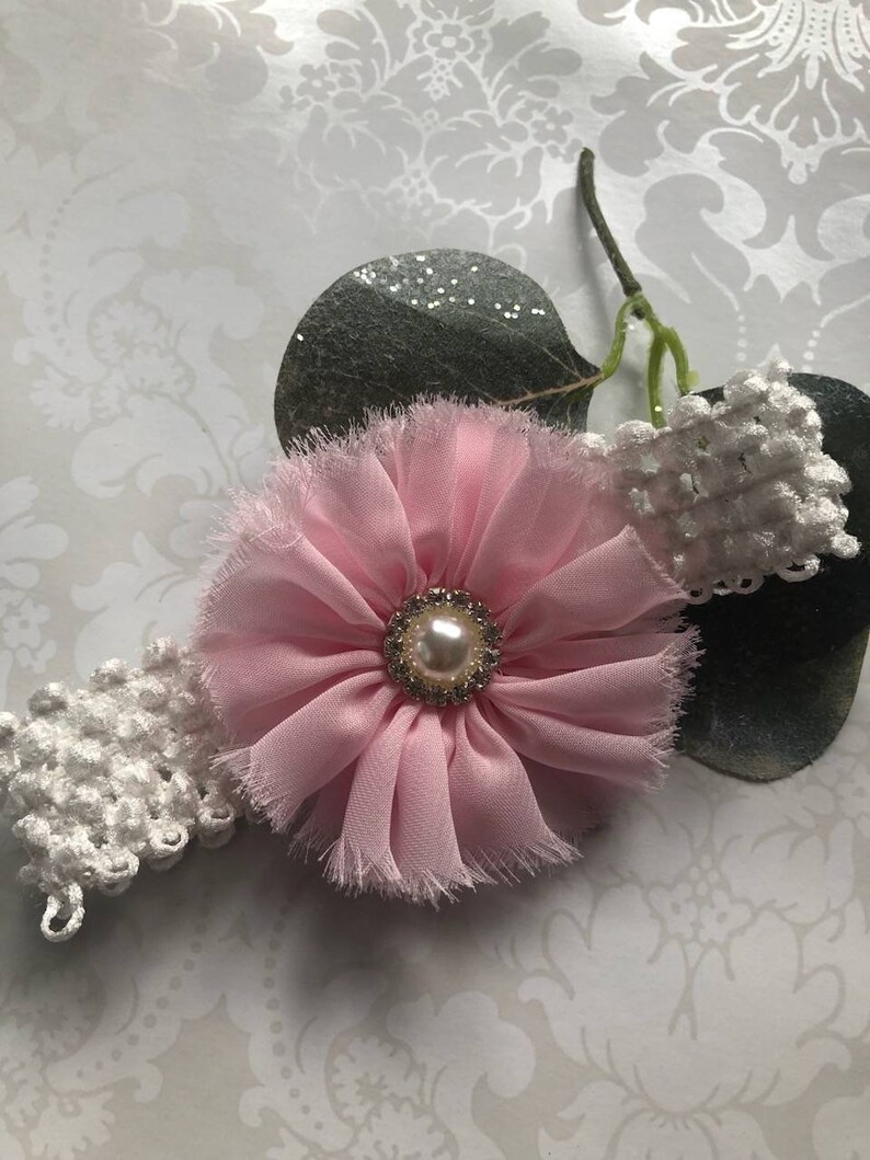Soft Pink Crochet Baby Girl Easter Dress W/ White Flowers - Etsy