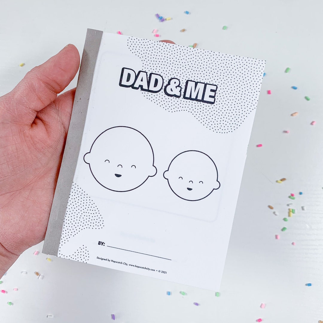 Dad and Me Printable Booklet Activity & Gift, Father's Day Gift, DIY - Etsy