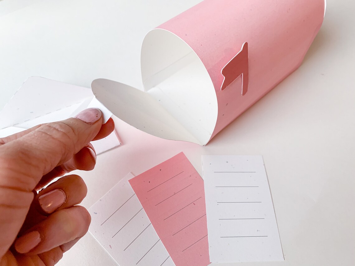 Valentines Day Mailbox Printable Template, Instant Download - Etsy