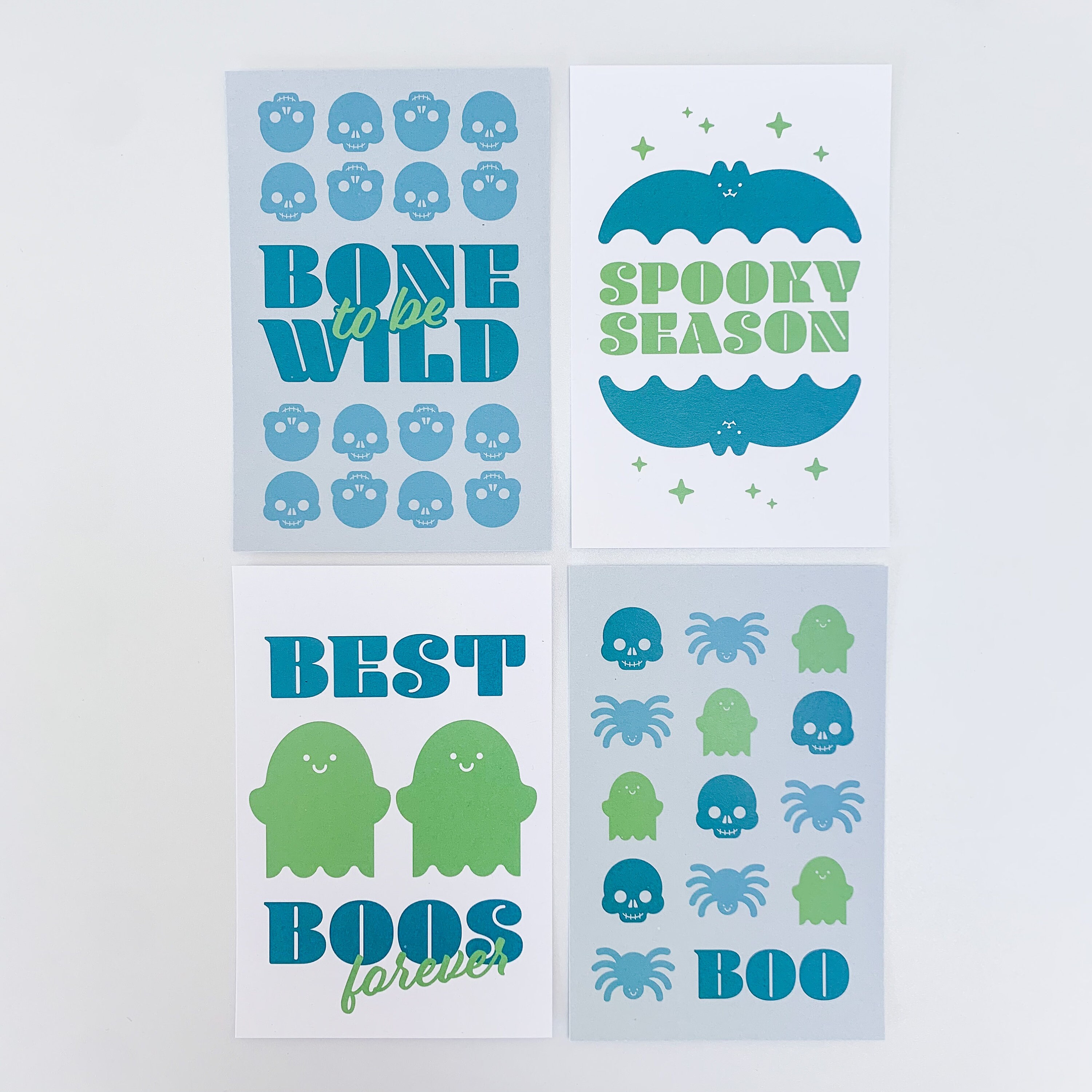 Halloween Printable Pack for Kids: Mini Prints & Coloring Sheet - Etsy