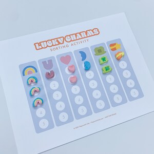 Lucky Charms Printable Sorting Activity - Etsy