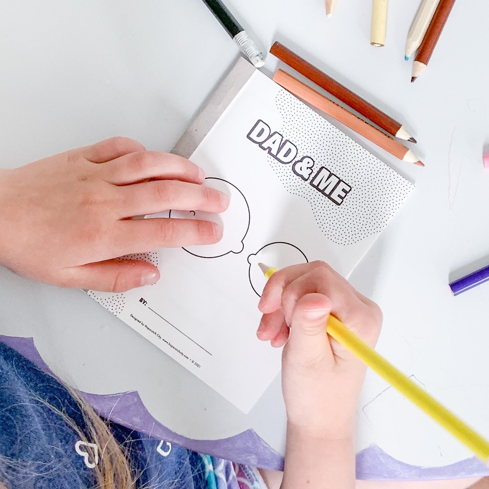 Dad and Me Printable Booklet Activity & Gift, Father's Day Gift, DIY - Etsy