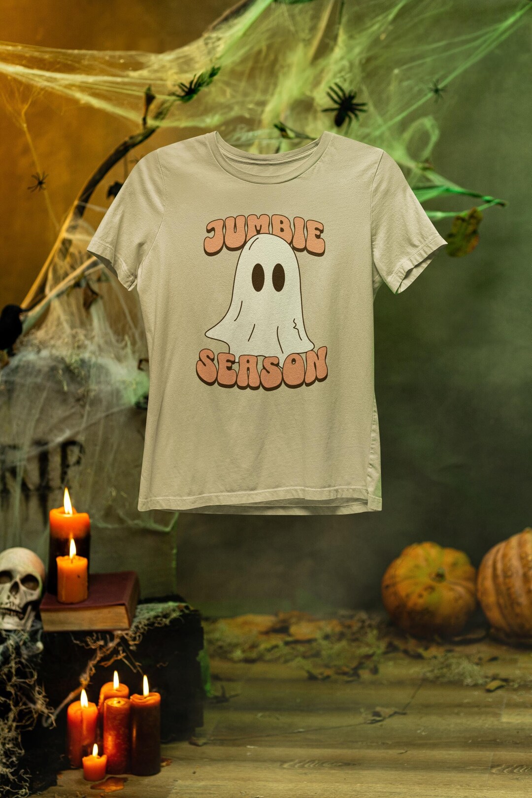 Caribbean Cute Ghost Halloween T-shirt Jumbie Season West Indian ...