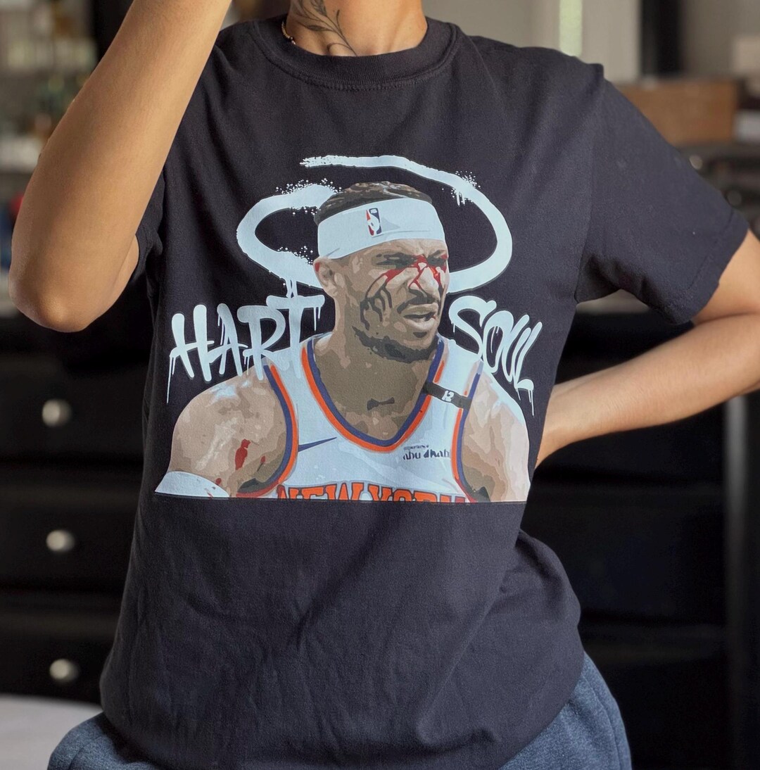 Hart & Soul Josh Hart Shirt Knicks Basketball Tee Streetwear Hart of ...