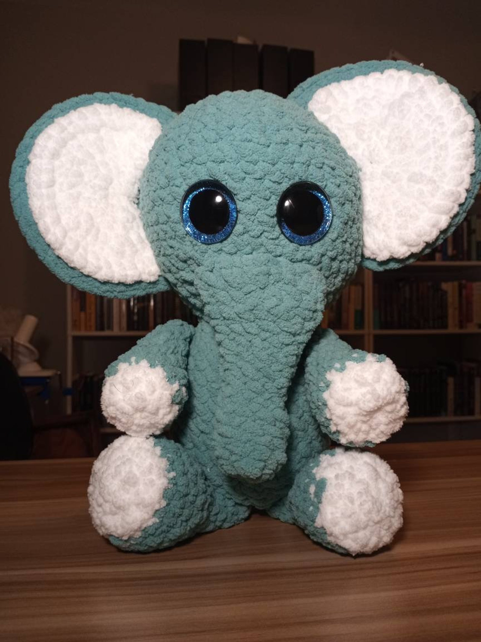 Stuffed Crochet Elephant - Etsy