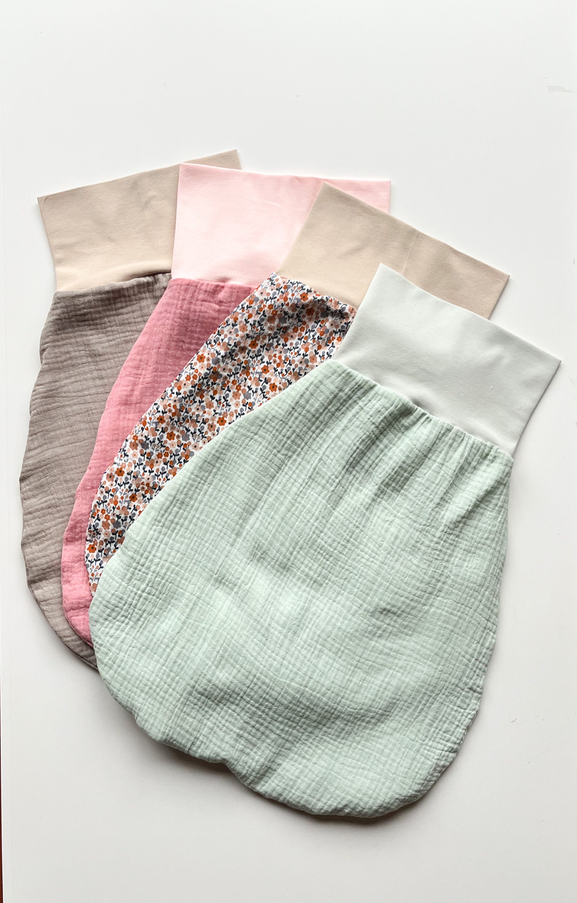 Pucksack Baby, Strampelsack, Pucksack Musselin Baby, 50-68 74-92 ...