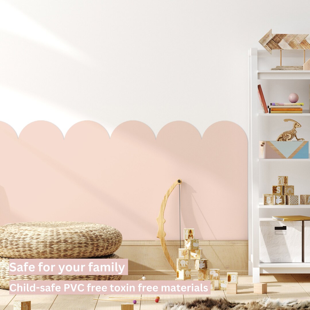 Scallop Decal Girls Decal Girls Wall Decal Girl Wall - Etsy