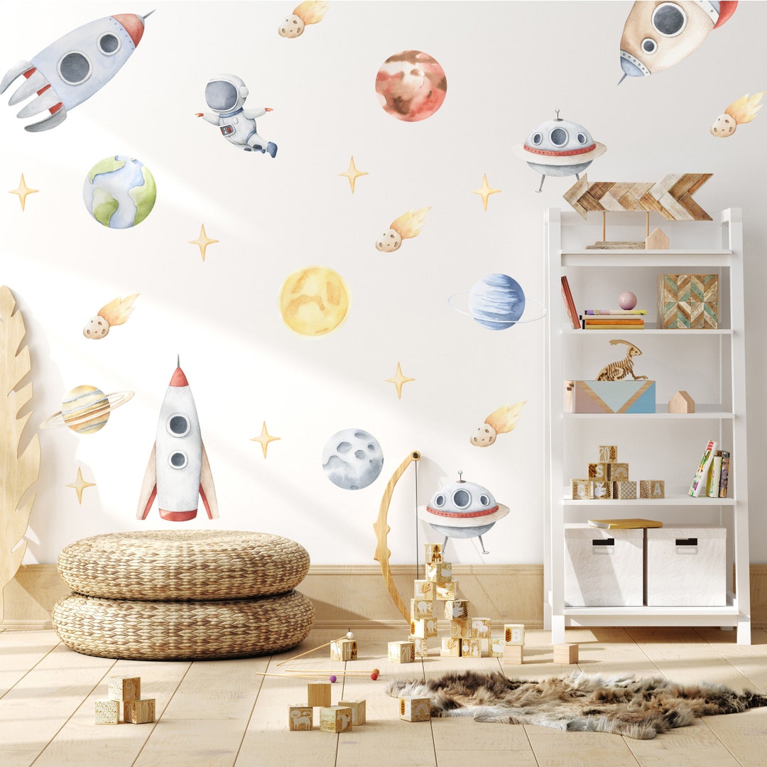 Space Adventure | Boy Wall Stickers | Boy Decal | Kids Decal | Boy Room ...