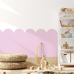 Scallop Decal Girls Decal Girls Wall Decal Girl Wall - Etsy
